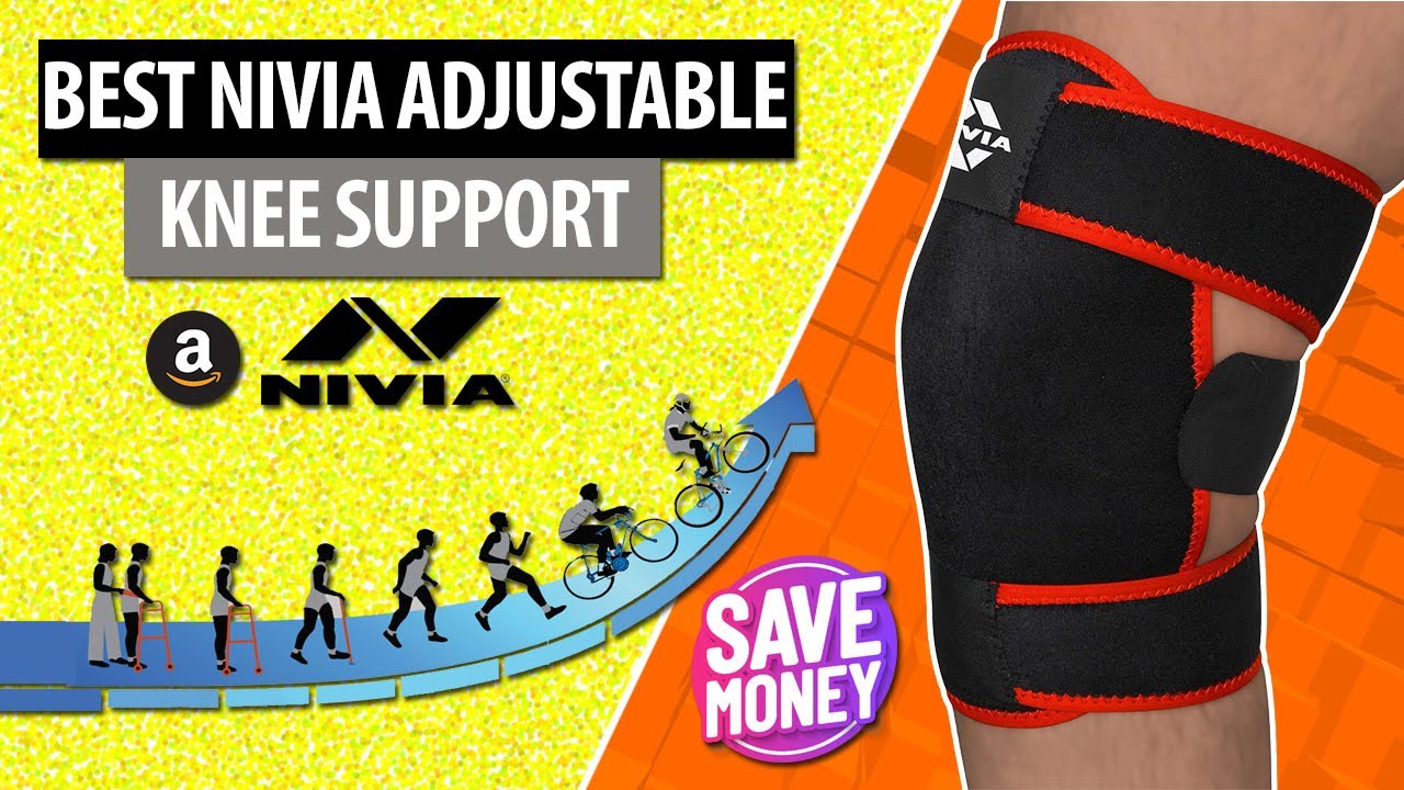 Nivia Adjustable Knee Support (Black)🦵| Must Buy Product | Hindi - YouTube