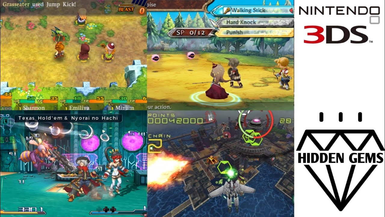 Top 30 Best 3DS Hidden Gems [You Must Play] - YouTube