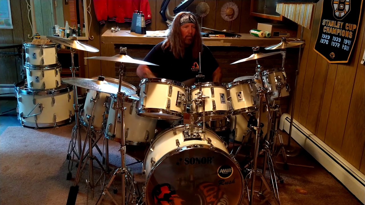 61 year old drumming like a rockstar Tino from Mass - YouTube