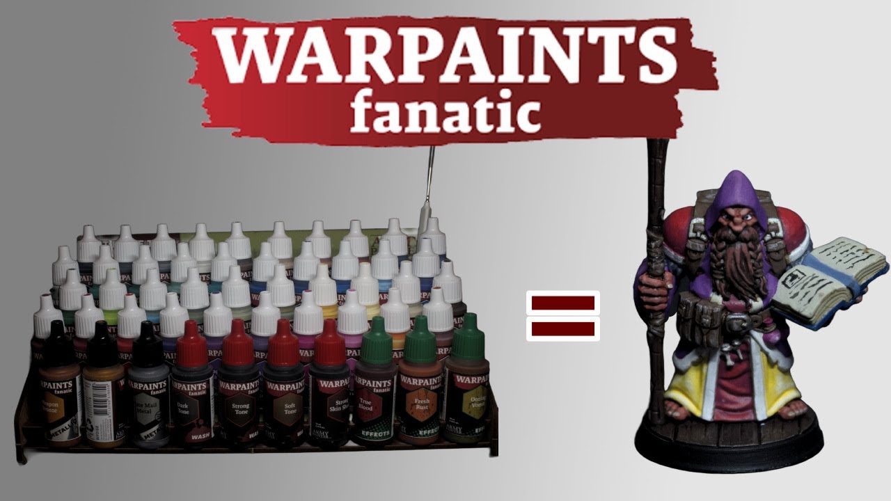 Trying out the new Army Painter Fanatic paints to paint my DND ...