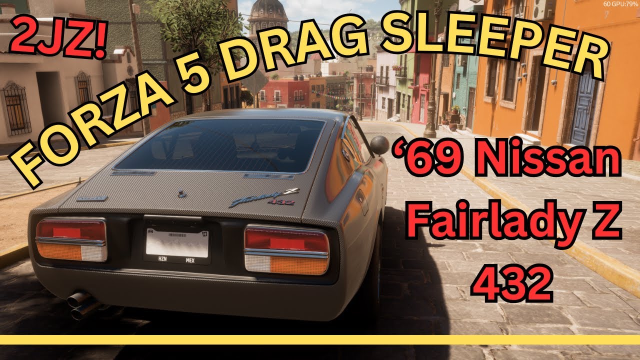 Forza Horizon 5 - '69 Nissan Fairlady Z 432 (DRAG SLEEPER) W/TUNE - YouTube