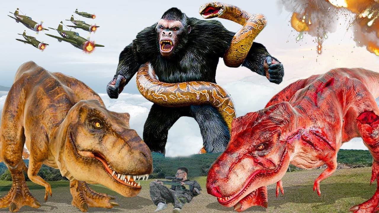The Best Movies Dinosaur Rexy (2023) Full | T-Rex Chase 15 | Jurassic ...