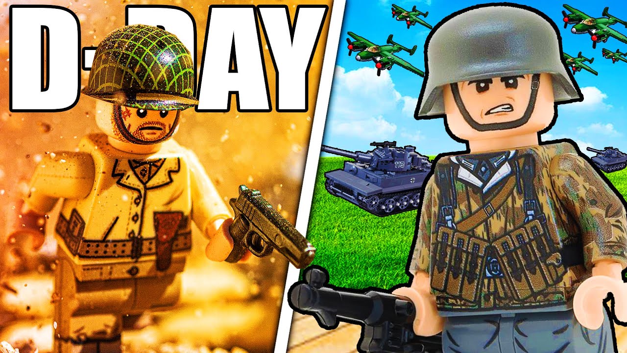 Build LEGO D-DAY in 60 Minutes or Lose it ALL... (LEGO MOC Challenge ...