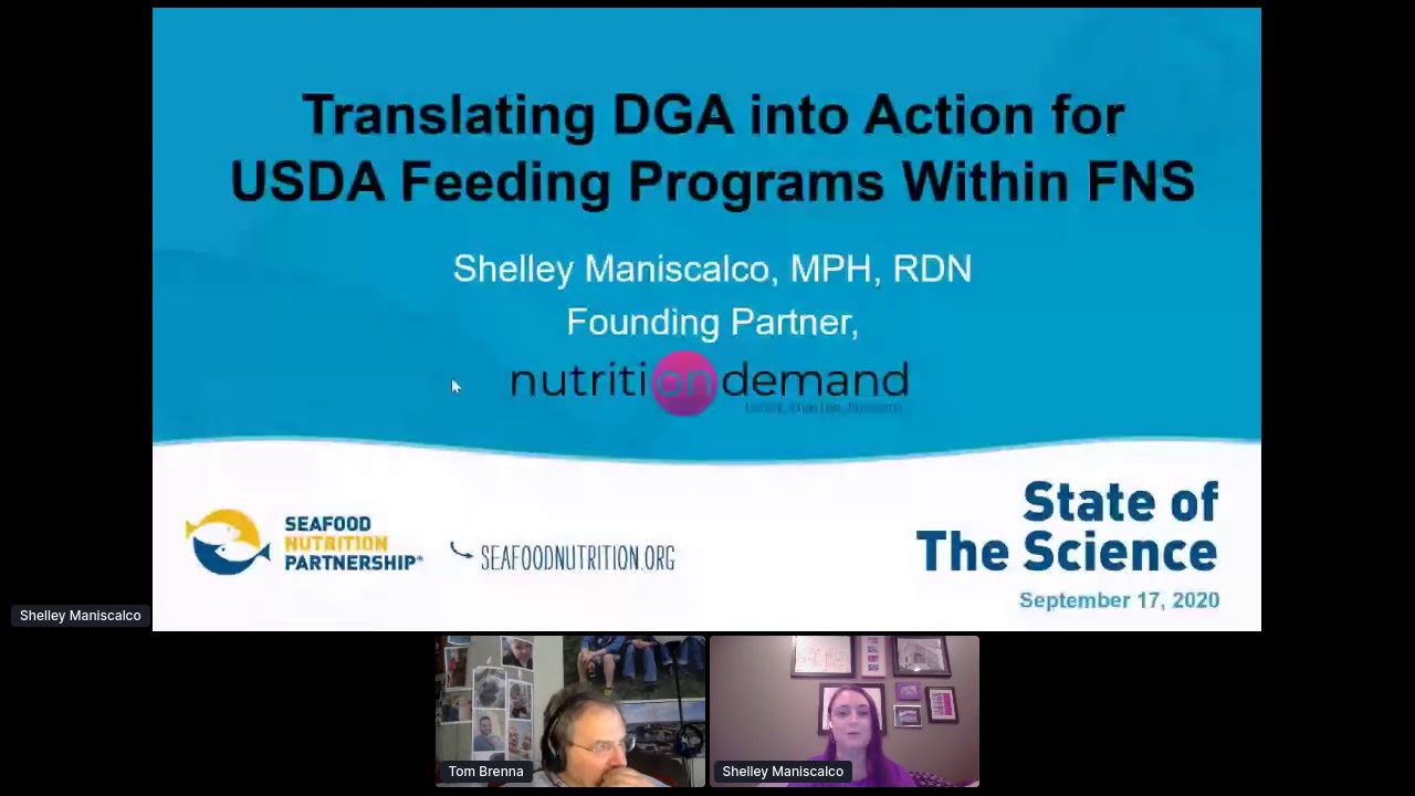Translating DGA into action for USDA feeding programs within FNS - YouTube