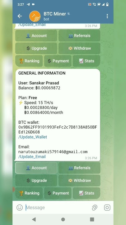 want a free Bitcoin mining bot #viral#shorts#bitcoin#telegram# ...