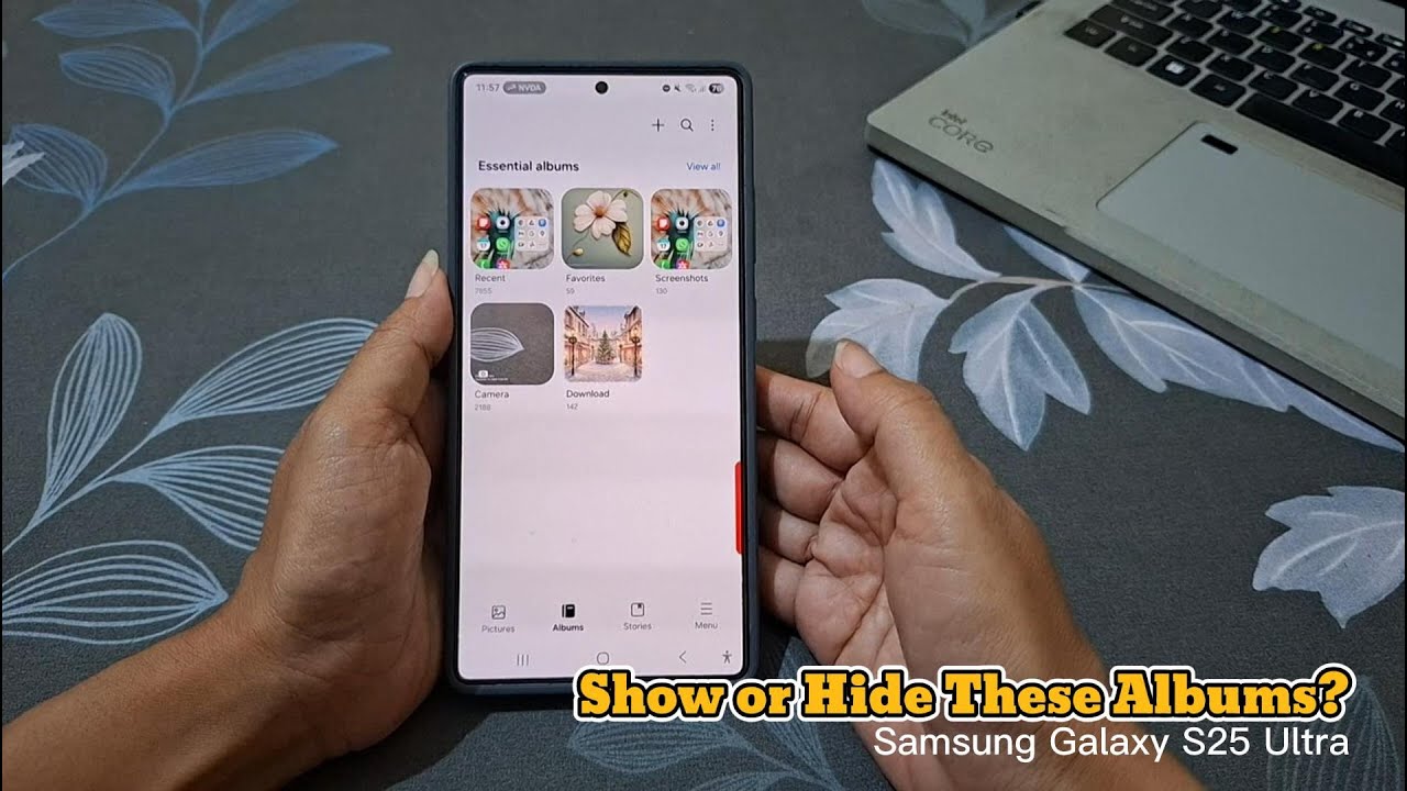 How to Show or Hide Recents & Favorites Albums on Samsung Galaxy S25 ...