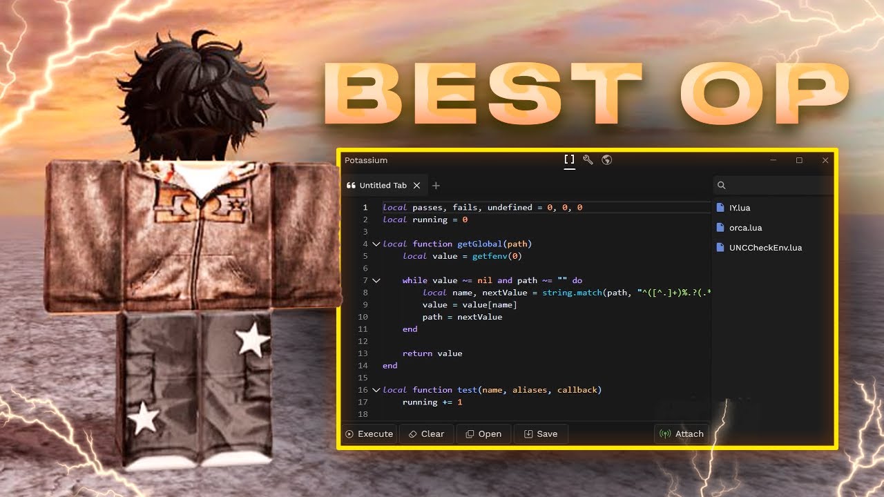 Roblox Executor "Potassium" OP Exploit for Roblox FREE & NO KEY - [100% ...