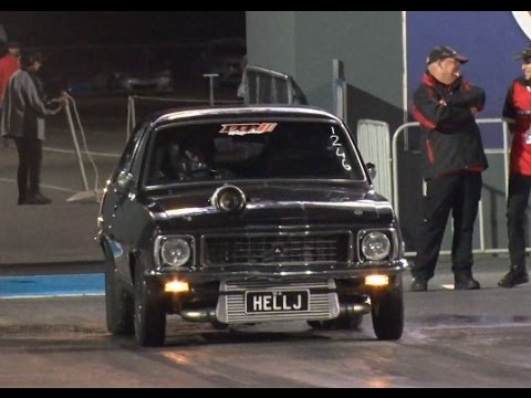 HELLJ Turbo Torana v FULLMETAL Supercharged One Tonner - YouTube
