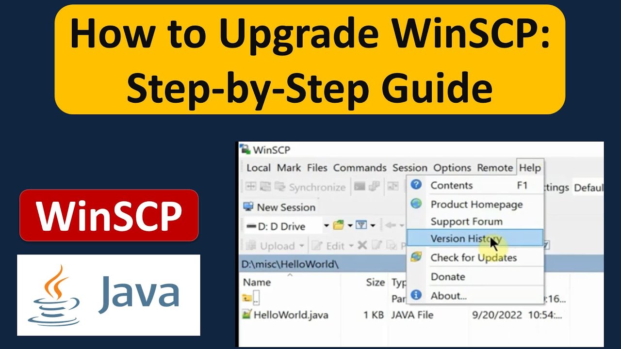How To Upgrade WinSCP WinSCP Upgrade YouTube How To Upgrade WinSCP WinSCP Upgrade YouTube