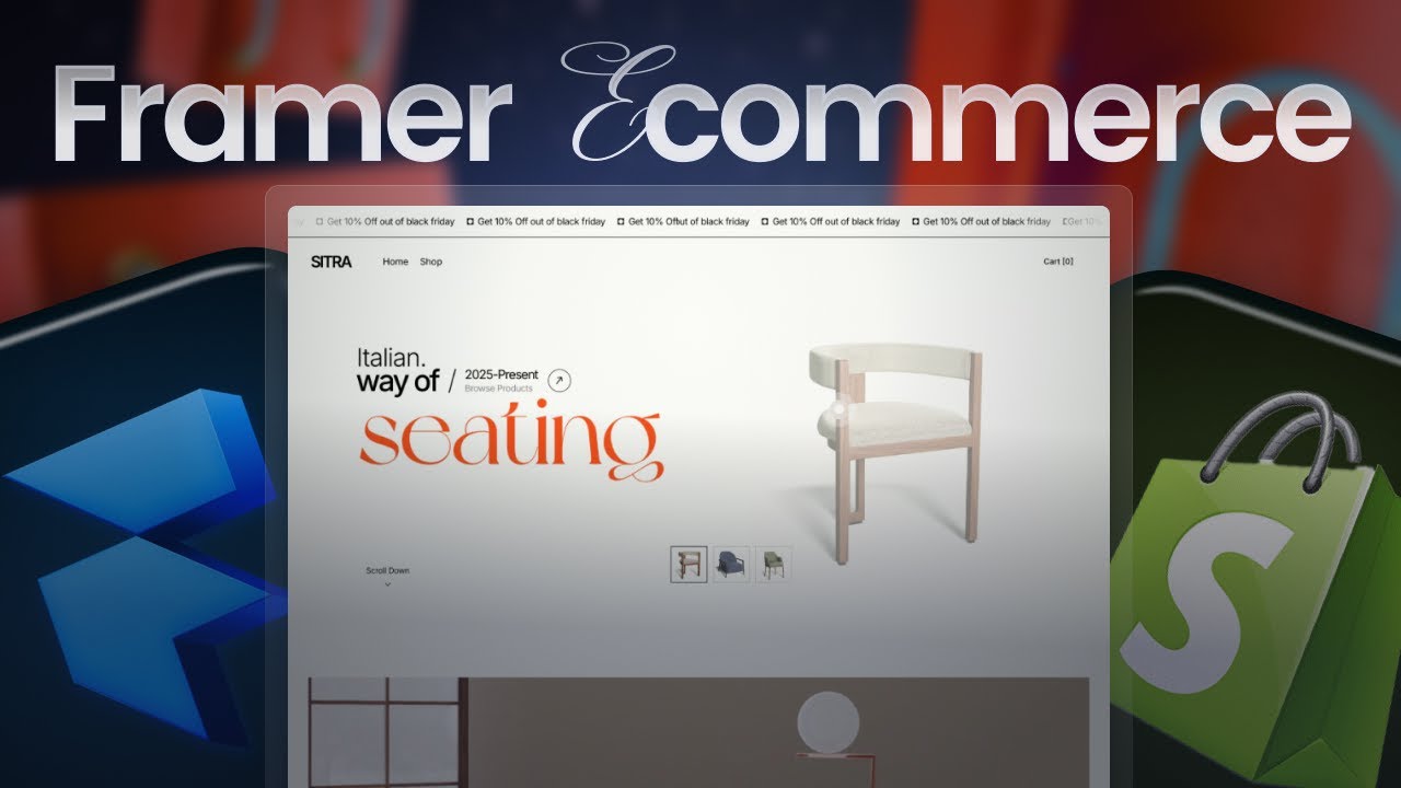 Best & Easy Way to Build E-commerce With Framer - YouTube