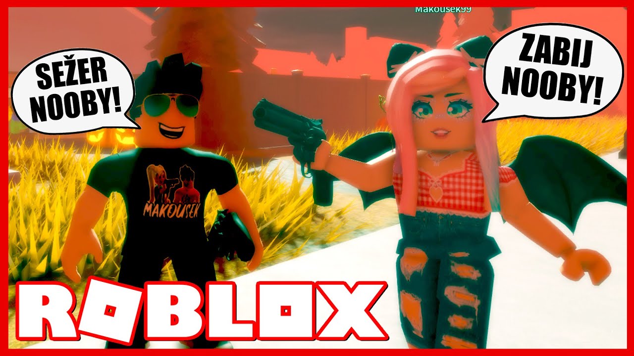 ZABIJ NOOBY = SEŽER NOOBY!🤯 Roblox Shoot and Eat Noobs w/@Makousek ...