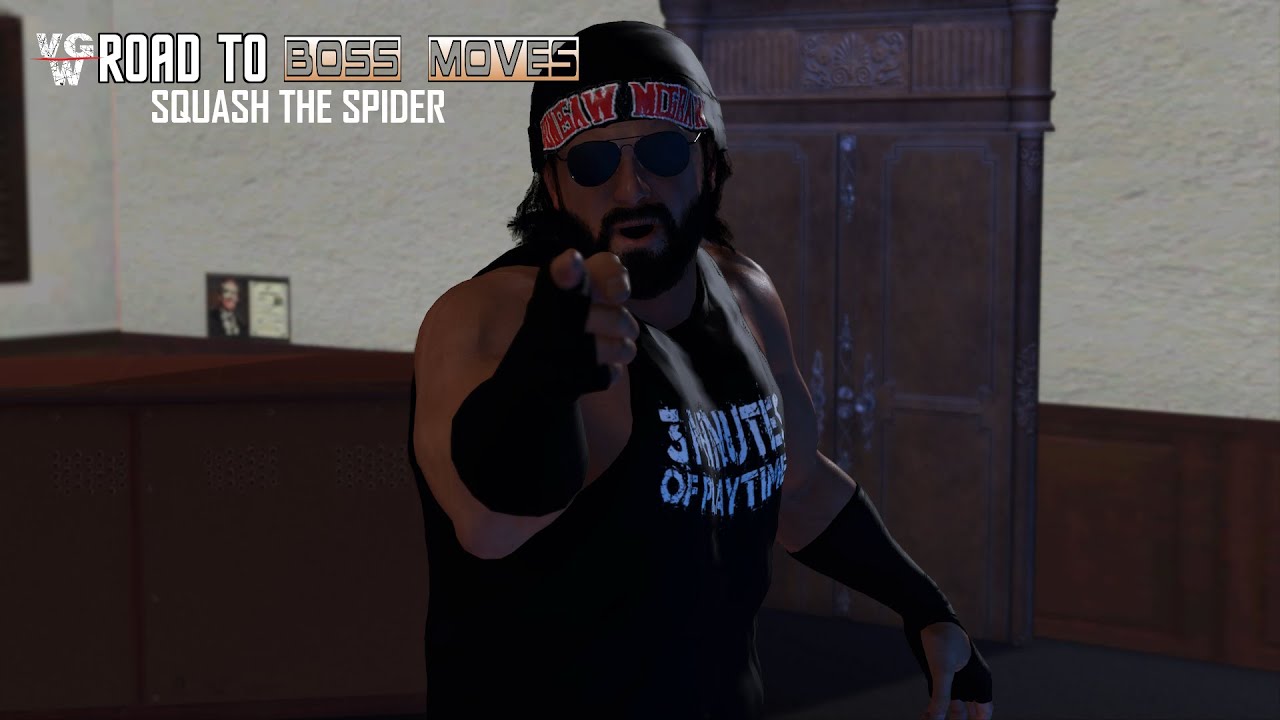 VGW Road To Boss Moves: Squash the Spider (WWE2K24) - YouTube