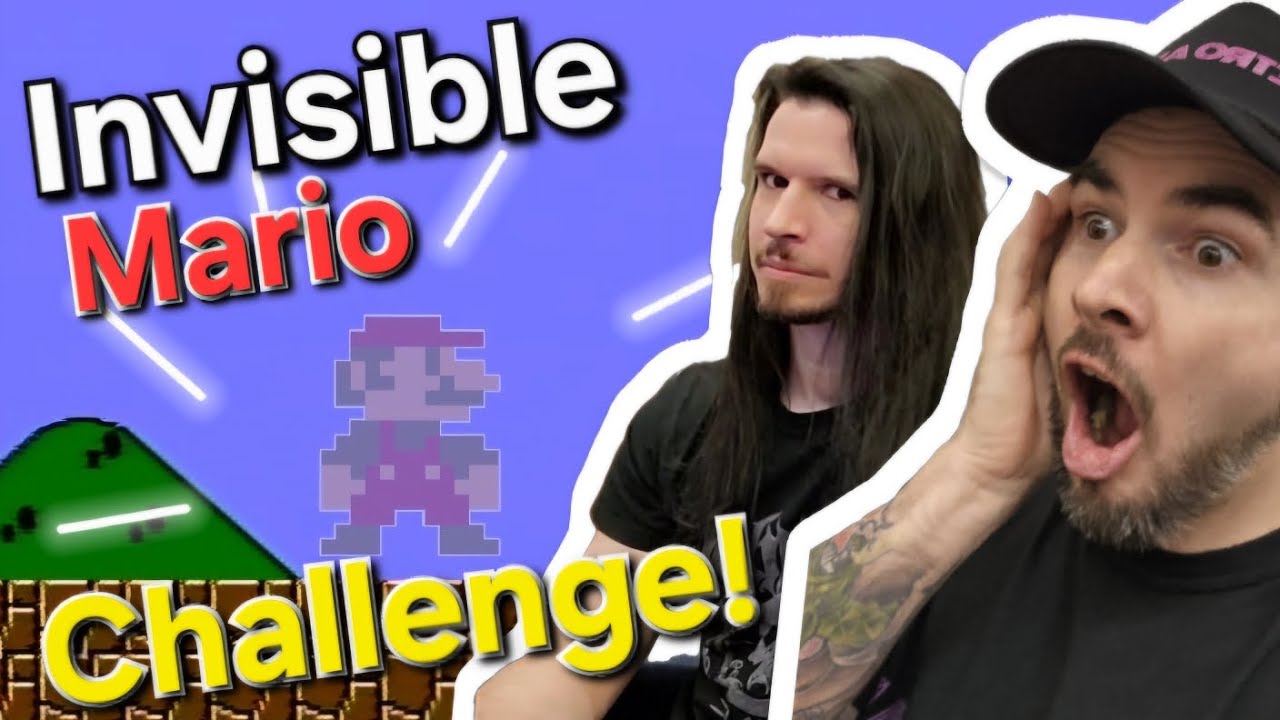 Invisible Super Mario Brothers CHALLENGE! - YouTube