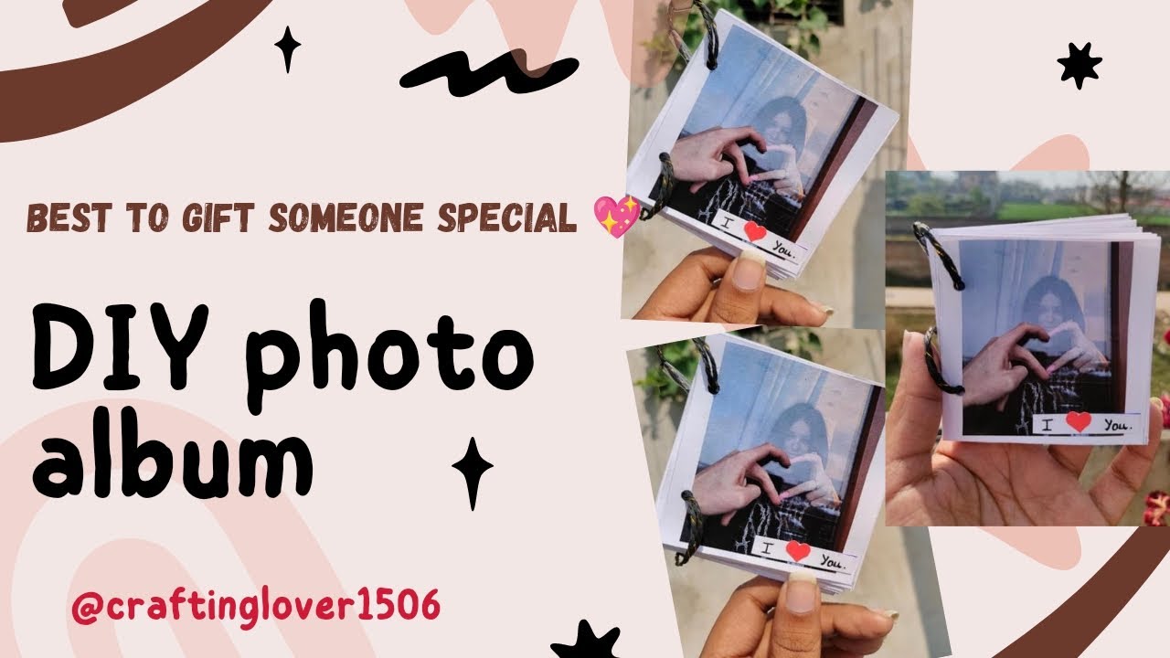 DIY cute album || mini album || cute scrapbook for birthday #craft #diy ...