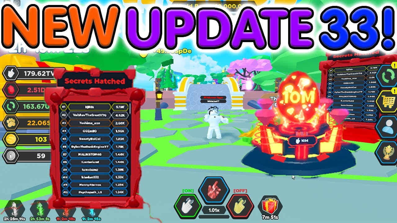 🏆10M 2023! 💎UPDATE 33! 🍀EVENT EGG! in Tapping Legends X - YouTube