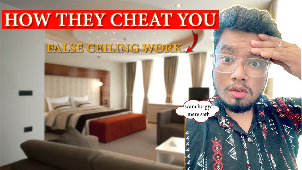 False ceiling work | Best brand for false ceiling | Fraud by contractor ...