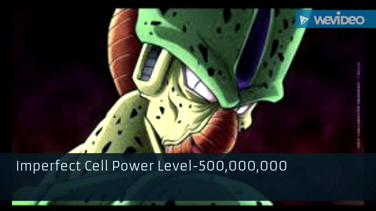 Dragon Ball Z Cell Saga Power Levels! - YouTube