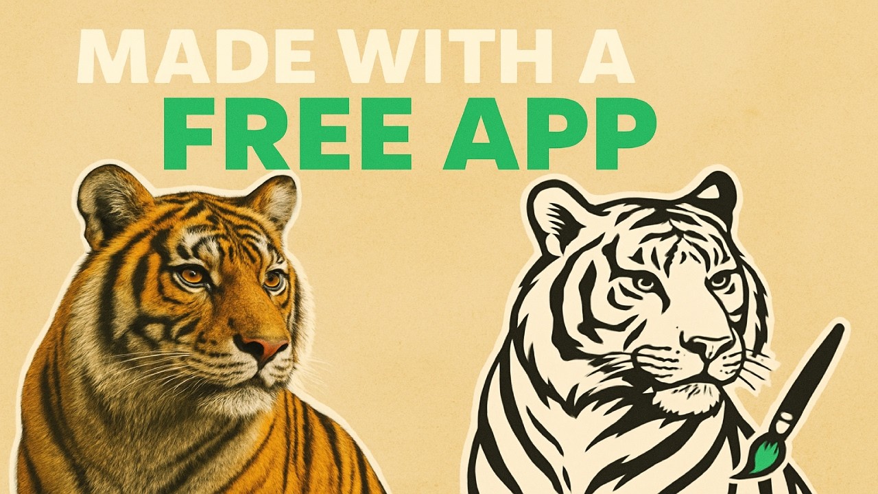 Convert Photos To Amazing Line Art - In Just One Click! - YouTube