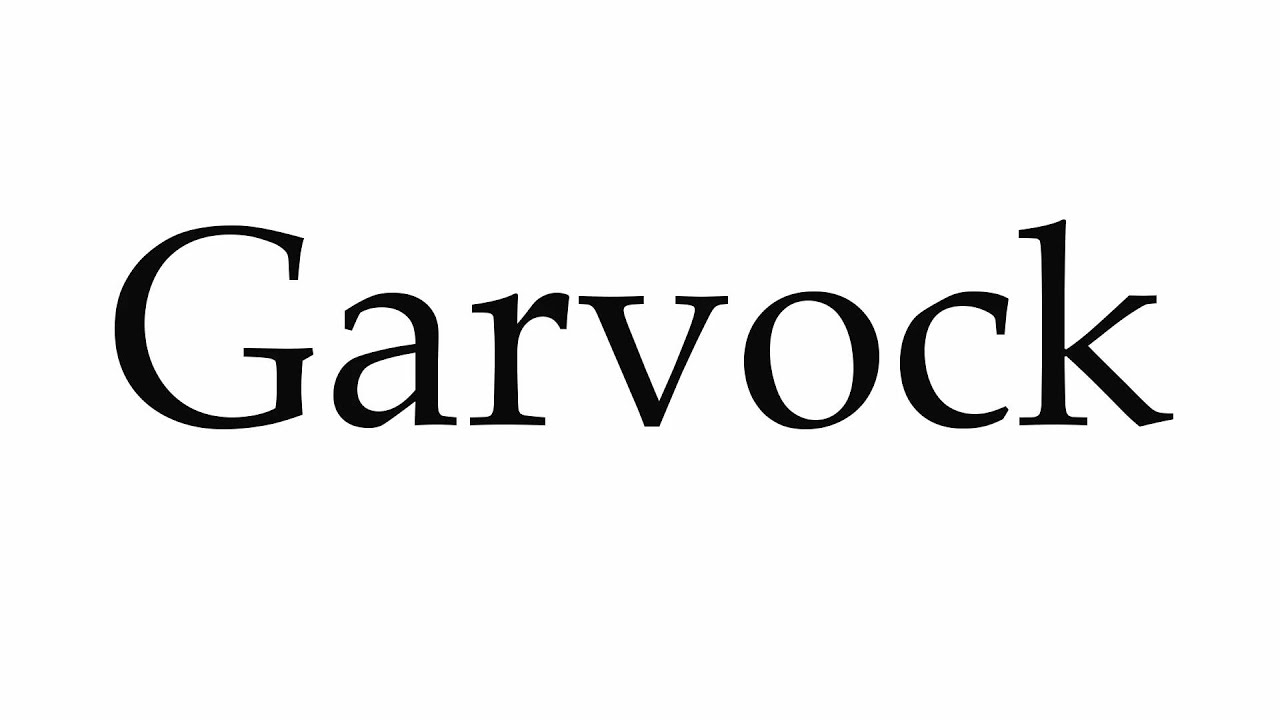 How to Pronounce Garvock - YouTube