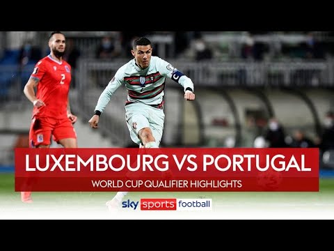 LUXEMBERG vs PORTUGAL, (1-3), VICTORY OVER LUXEMBERG.HIGHLIGHTS.
