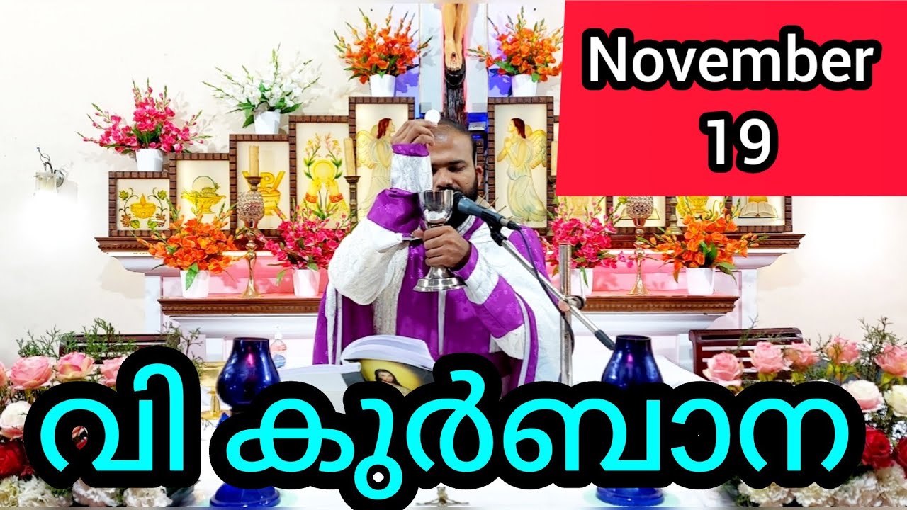 Holy Mass November 19 Wednesday Malayalam 5.30 am Syromalabar #holymass ...