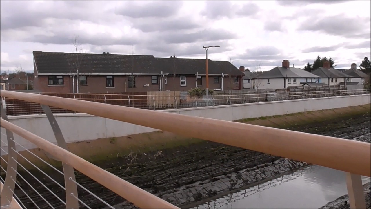 James Ellis Bridge on the Connswater Greenaway Belfast - YouTube