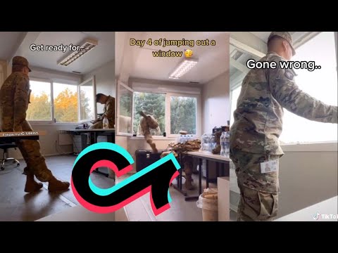 [old video, won’t go online again] Military Jumping out of the Window TikTok Compilation
