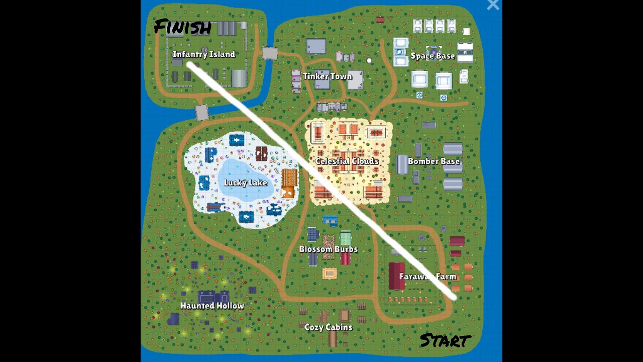 Running across the map - YouTube