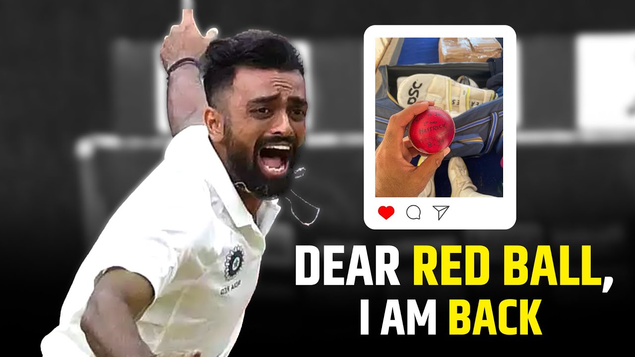 Jaydev Unadkat | Dear Red Ball, I am Back - YouTube