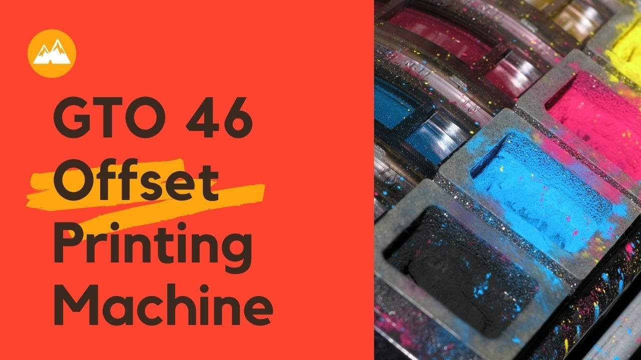 gto 46 offset printing machine II Heidleberg machine - YouTube