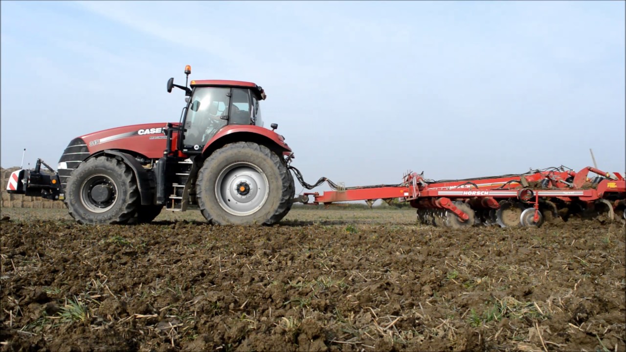 Case Magnum 315 & Horsch Tiger 4MT /HD/ - YouTube