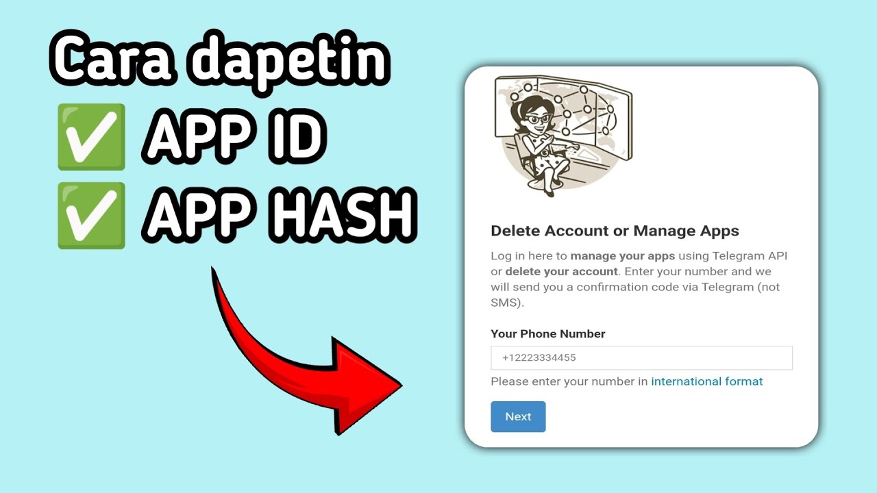 Membuat app_id dan app_hash untuk user bot - YouTube