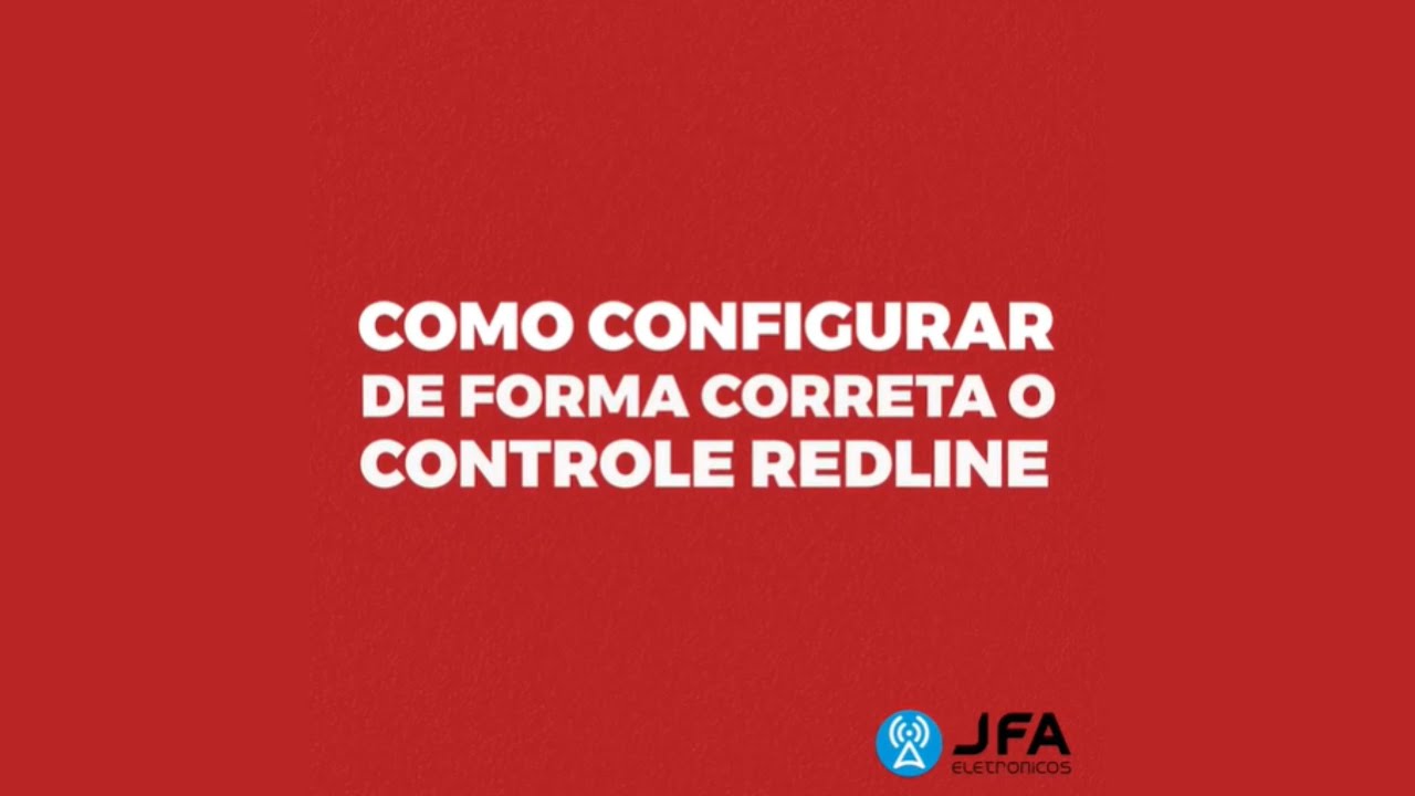 Como configurar o controle Redline - YouTube