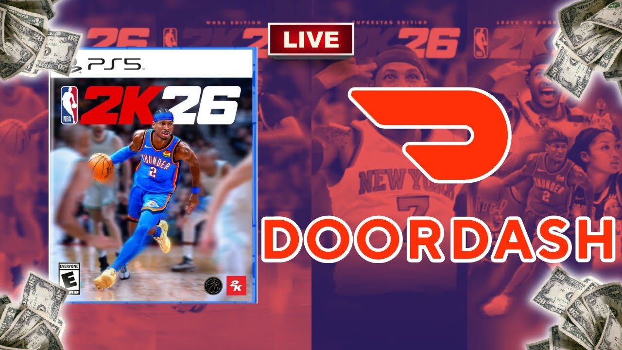NBA 2K 26 DoorDash stream! Space how much can we make to buy NBA 2K 26 ...