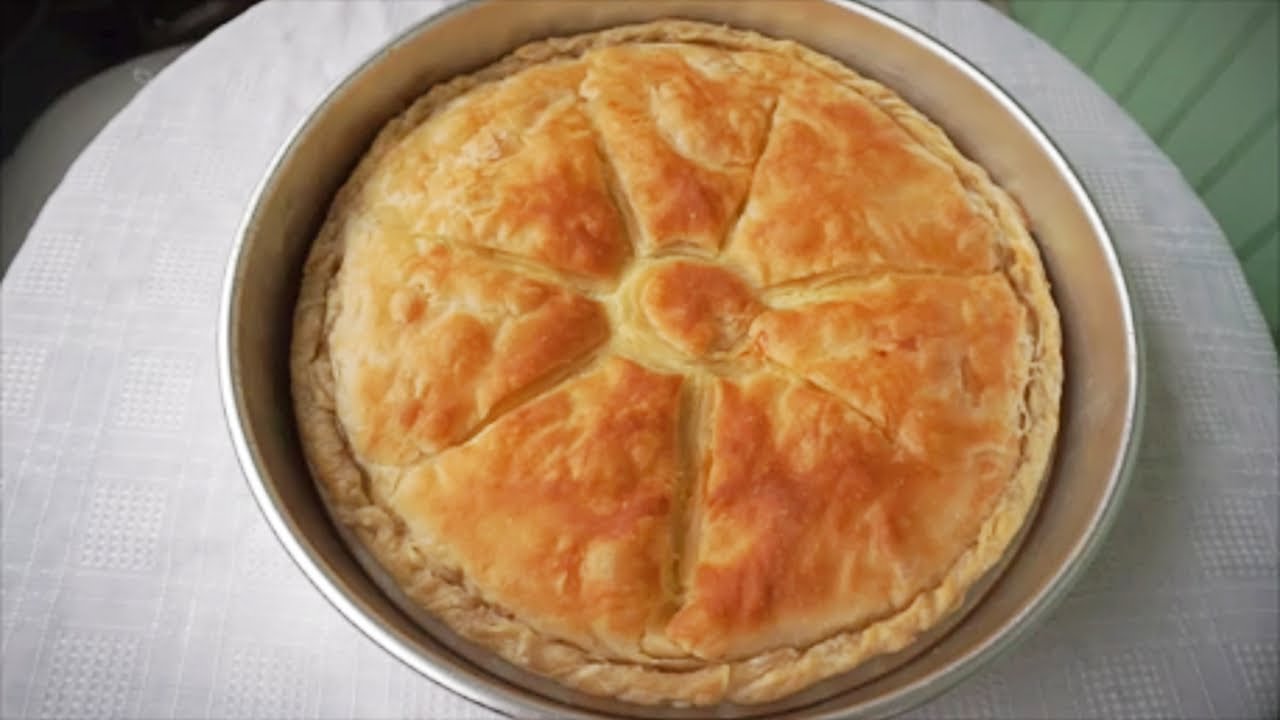 Byrek-pite me djath, sekreti qe te dale i bute si ne byrektore, me nje ...