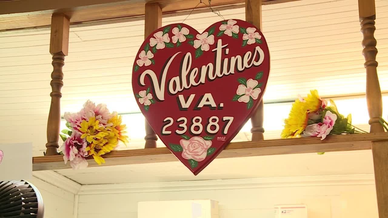 Why a Virginia post office adds a 'heart-shaped postmark' every ...