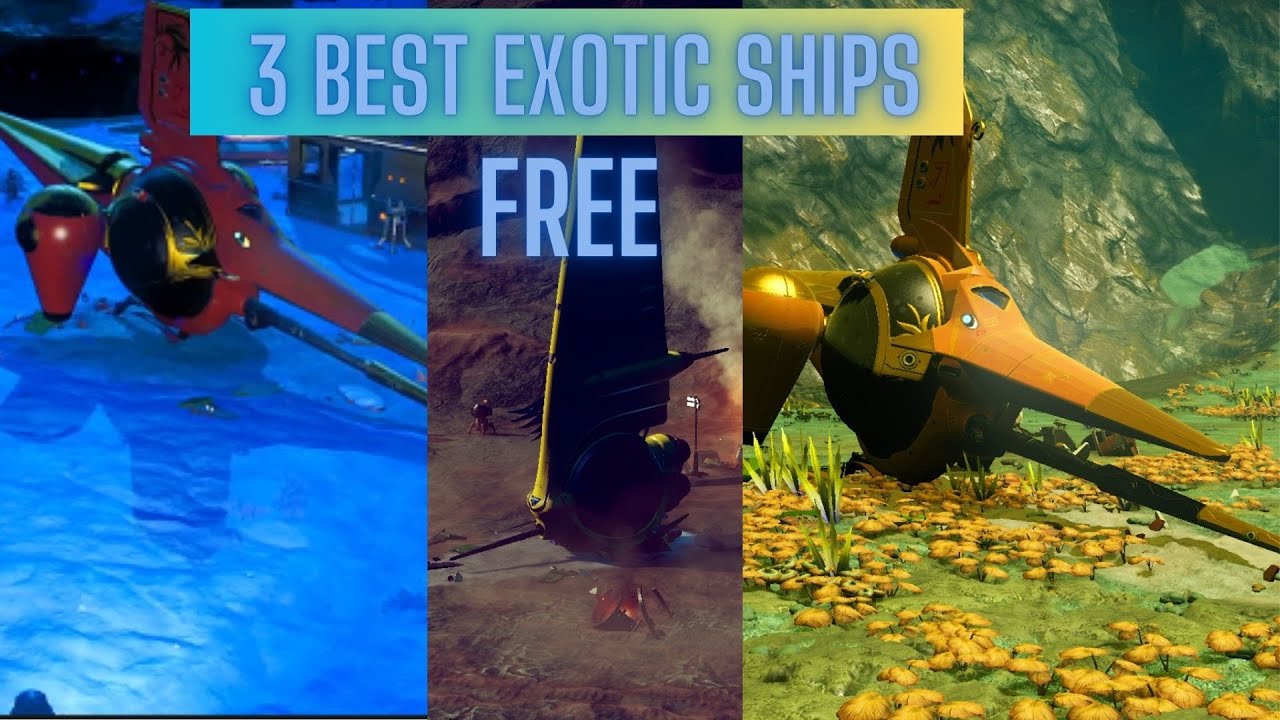 top 3 best S CLASS! exotic ships no man's sky! - YouTube