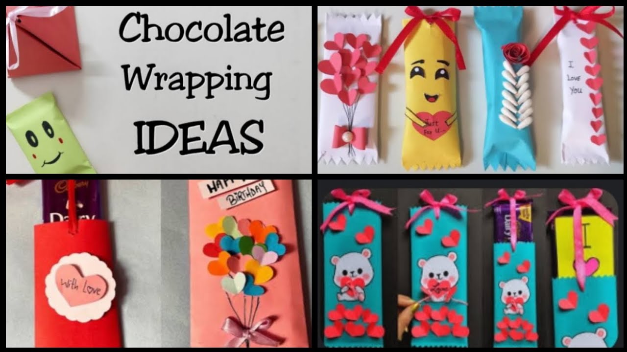 How to Chocolate Wrapping Easily | Cute Gift Ideas to Make Hearts Smile ...