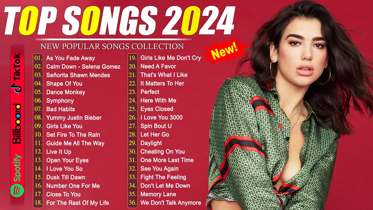 Pop Hits 2024 💥 New Popular Songs 2024 🍒 Best English Songs Best Pop ...