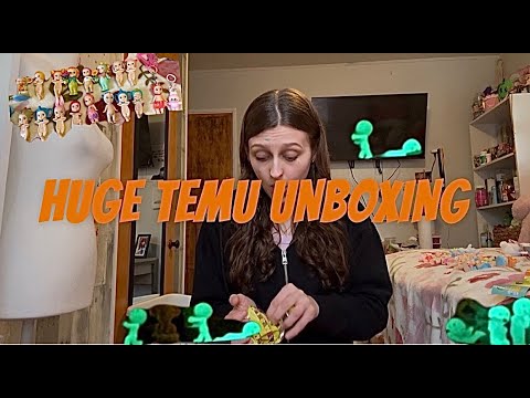 HUGE TEMU UNBOXING !! (Sonny angels, Calico critters, smiskis & Labubu ...