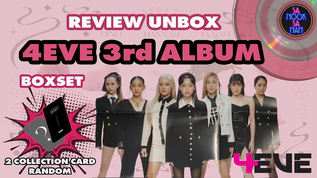 4EVE 3rd Album Boxset (Review Unbox) เปิดกล่อง ลุ้น!!! การ์ดกัน #4eve ...
