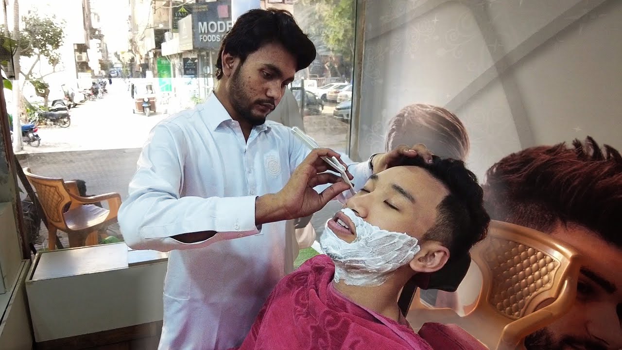 $1 Haircut in Karachi, Pakistan 🇵🇰 - YouTube