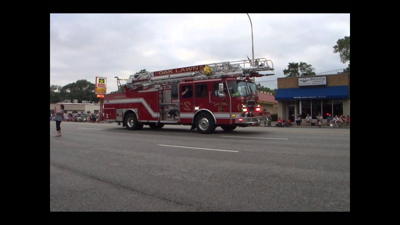 2013 Evergreen Park, IL 4th of July Parade Fire Vehicles - YouTube