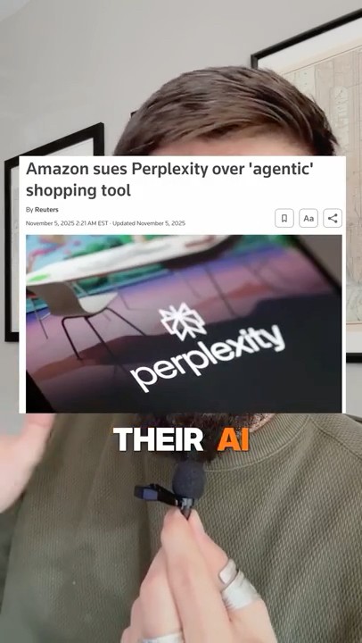 Amazon vs Perplexity: The AI Browser That Shops for You #AI #TechNews # ...