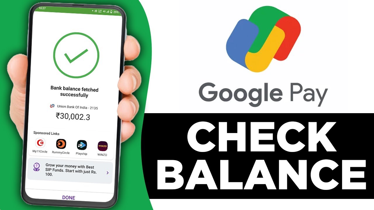 How To Check Balance In GPay - Full Guide (Google Pay) - YouTube