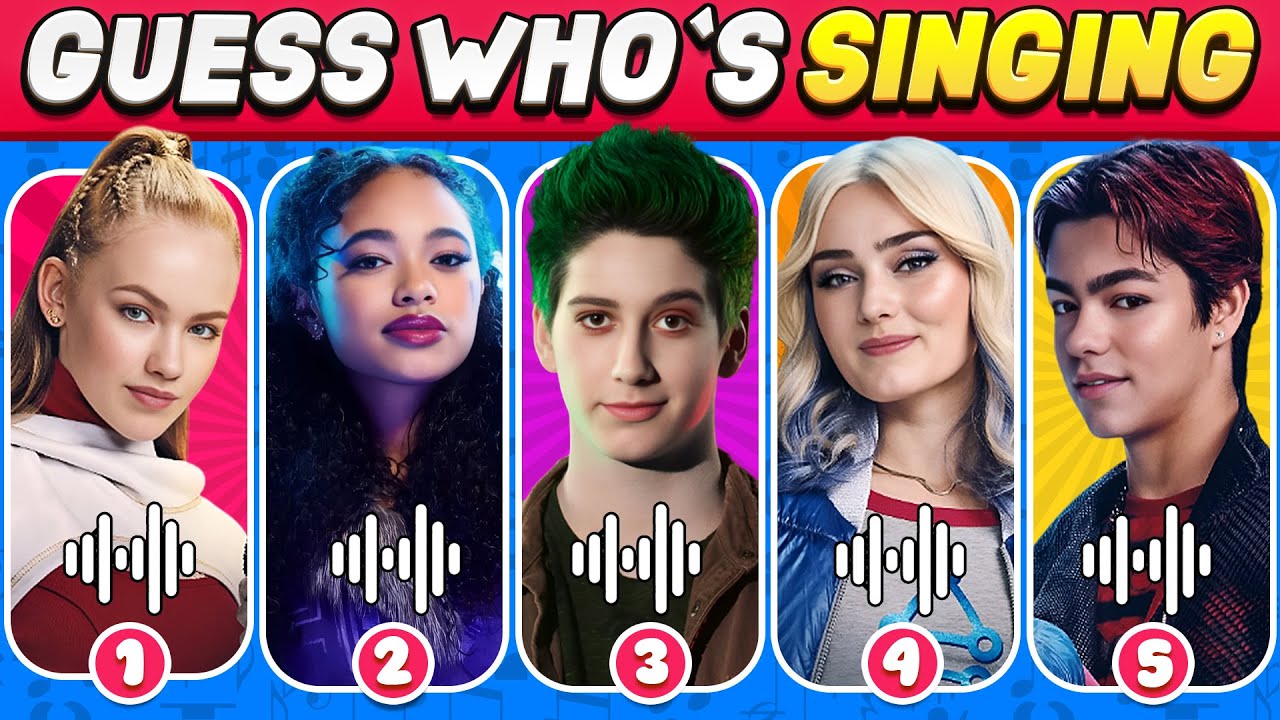 GUESS Who's SINGING🔥Zombies 4: Dawn of the Vampires🤯 | Nova, Zed, Addison, Victor, Willa, Eliza ...