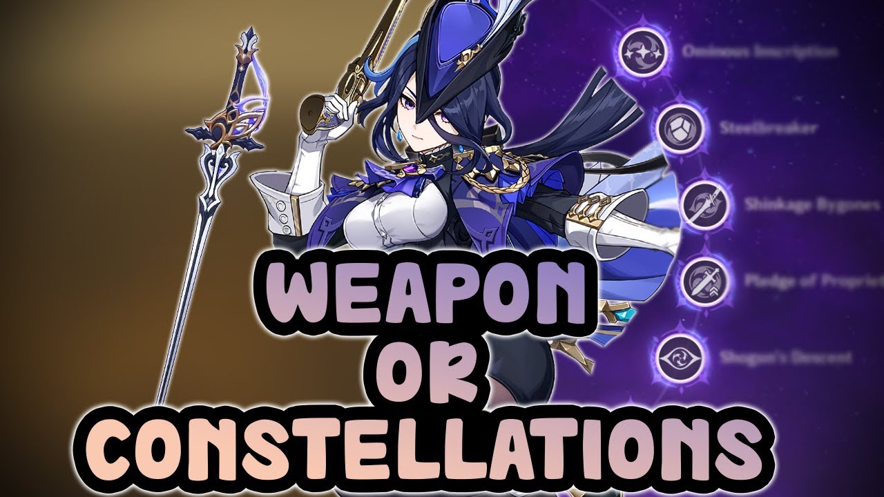 Which is Better ? Constellations or Weapon For Clorinde | Genshin ...