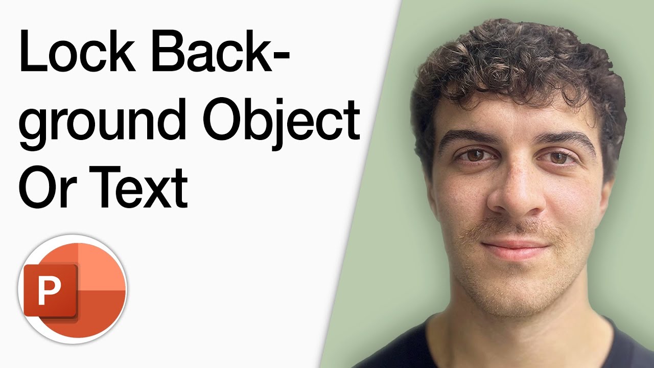 How To Lock Background Object Or Text Using Powerpoint Master Slides ...