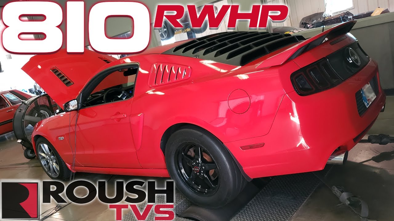 2013 Mustang GT w/ Gen 2 Engine (800 RWHP ROUSH TVS) C85 fuel Dyno at ...