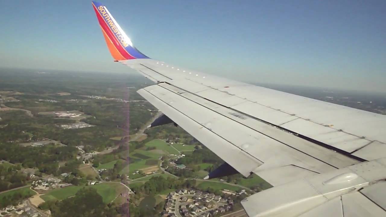 Approach and Landing at RDU - YouTube